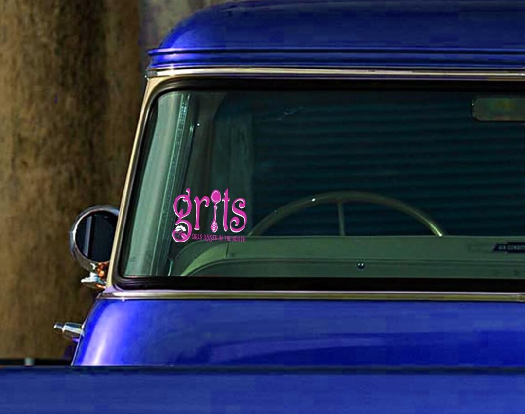 GRITS Decal, Southern Decal, Southern Girl, Southern Belle, Country ...