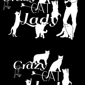 Crazy Cat Lady Decal - Etsy