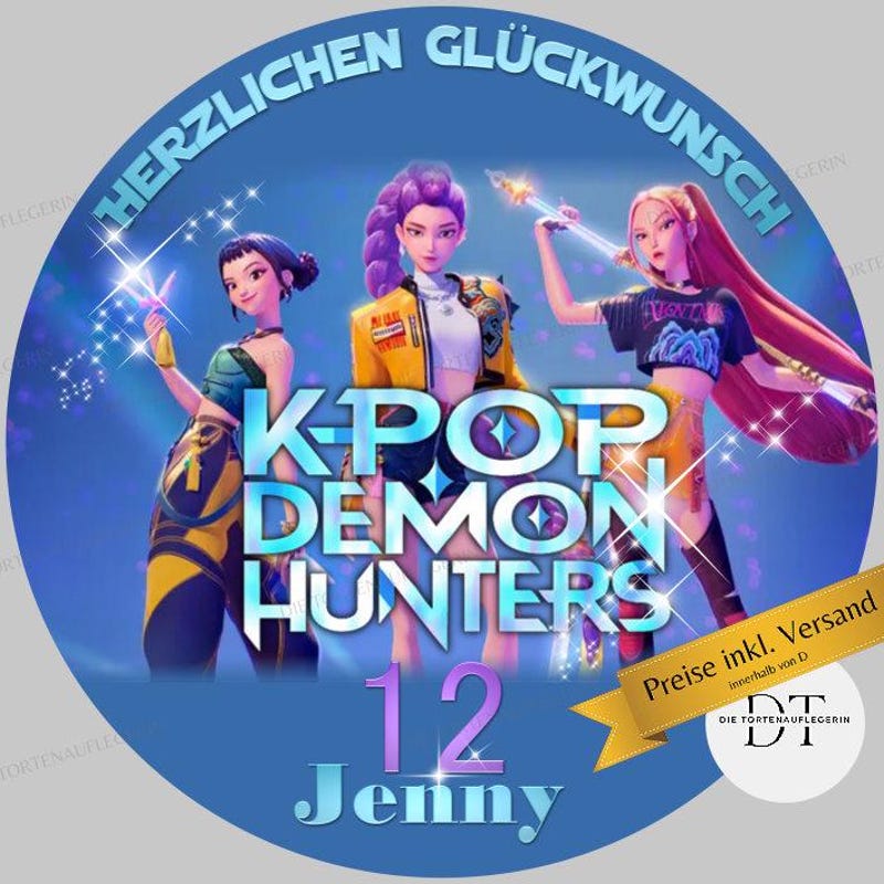 Rumi kpop demon hunters cake - Etsy.de