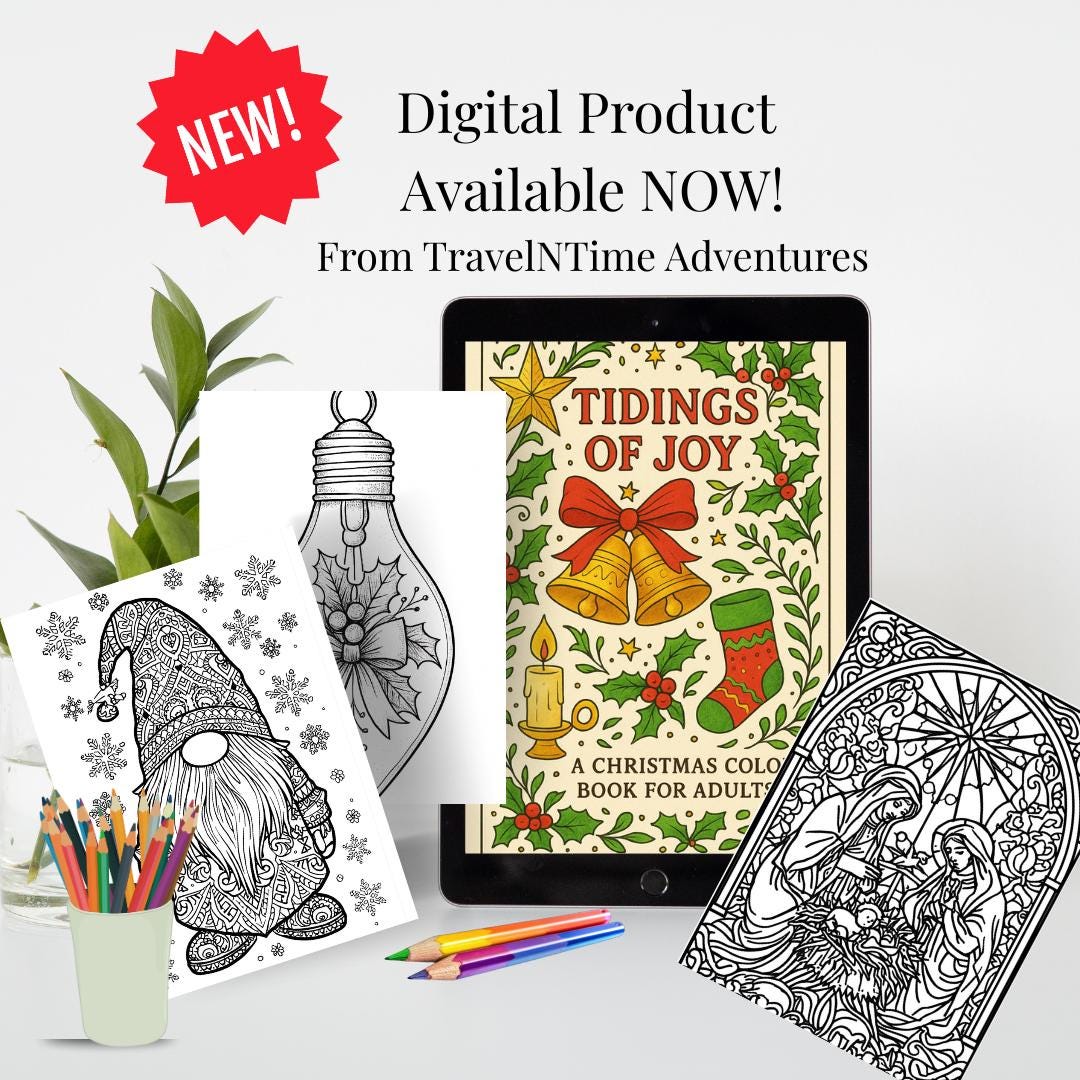 Tidings of Joy: Christmas Adult Coloring Book | 38 Holiday Coloring ...