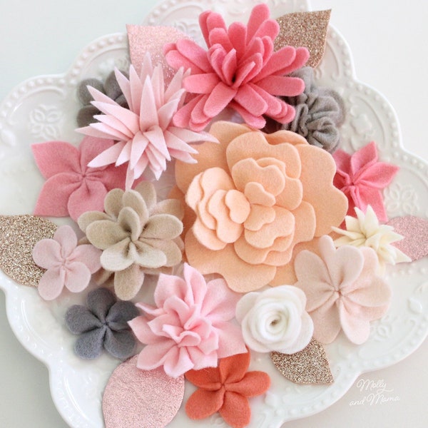 Felt Flower Pattern - Etsy