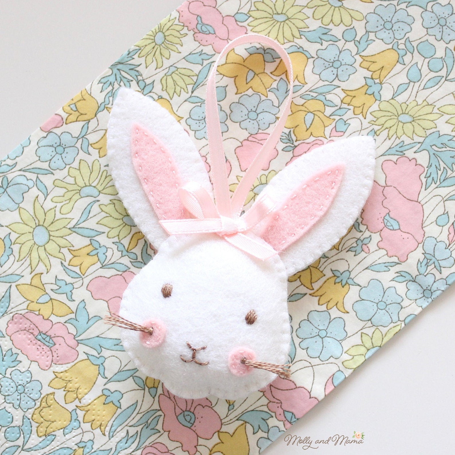 FELT RABBIT PDF Pattern 'rosie Rabbit' Easter - Etsy Australia