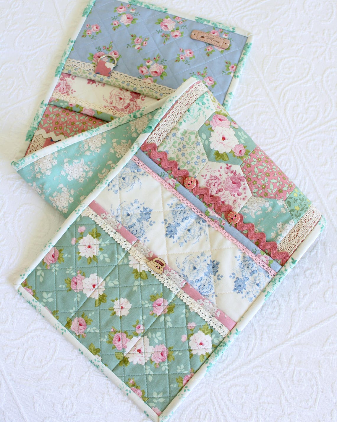 Sew Tidy Ironing Caddy Sewing Pattern - English Paper Pieced Ironing ...