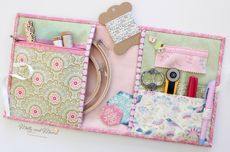 Simple Sewing Folder Pattern PDF Download for a Needle Book | Etsy