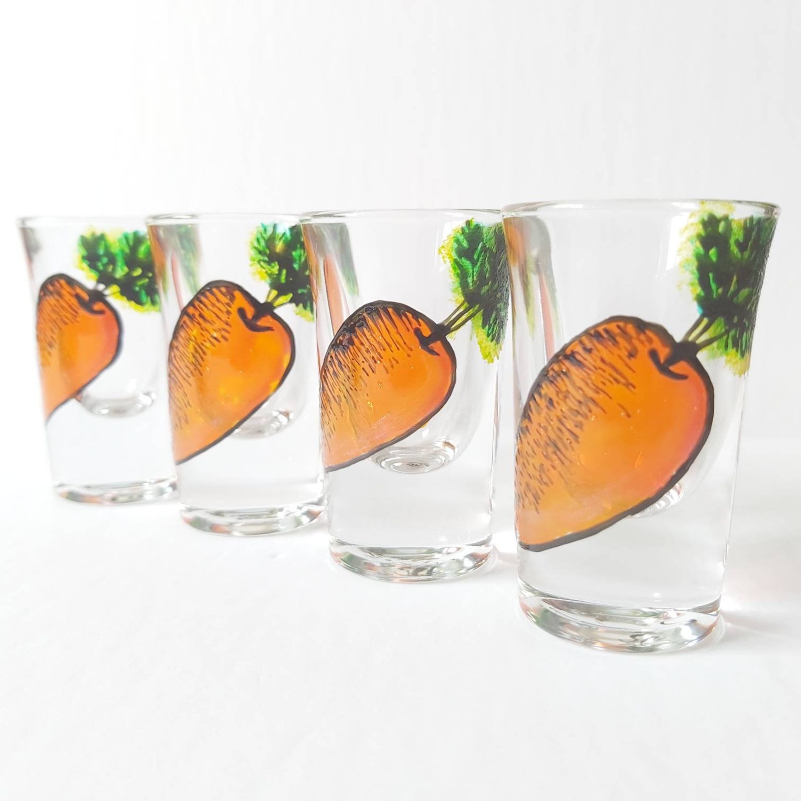 Carrot Shot Veggie Glass Candle Shooter - Etsy