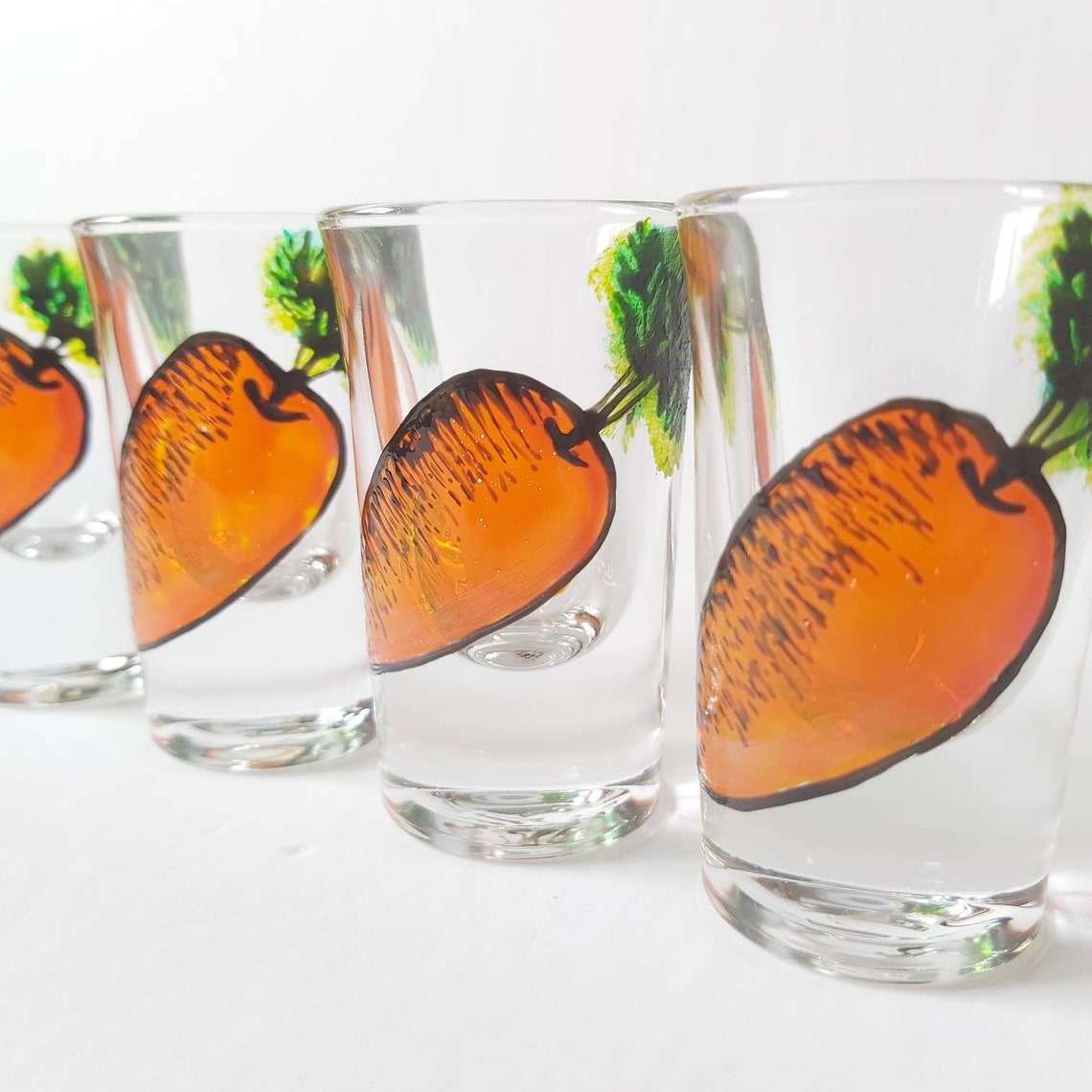 Carrot Shot Veggie Glass Candle Shooter - Etsy