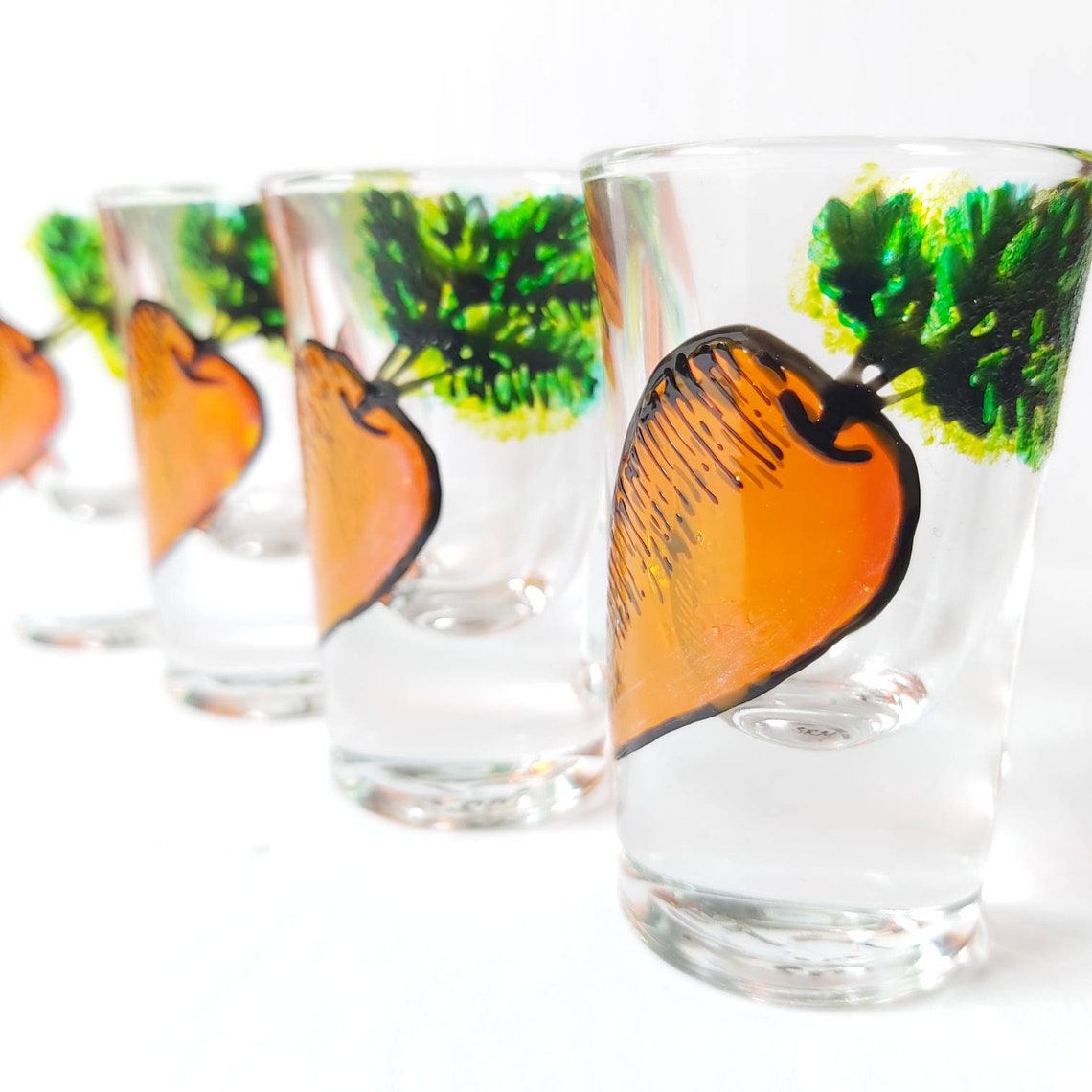 Carrot Shot Veggie Glass Candle Shooter - Etsy