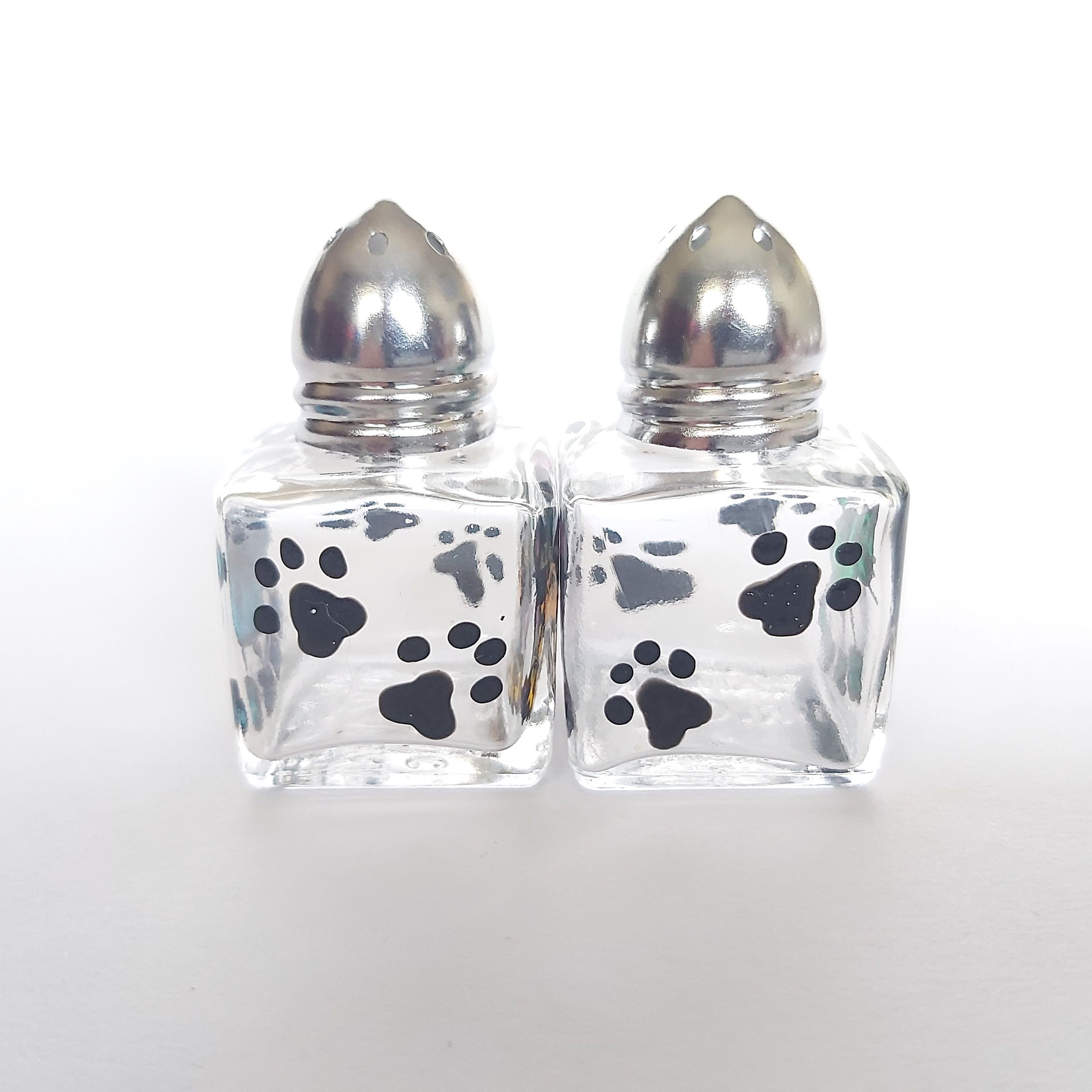 Cats Meow Pets Paws Salt and Pepper Hand Painted Mini Shakers - Etsy