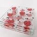 Smoochies Lips Kisses Handpainted Glass Coasters - Etsy