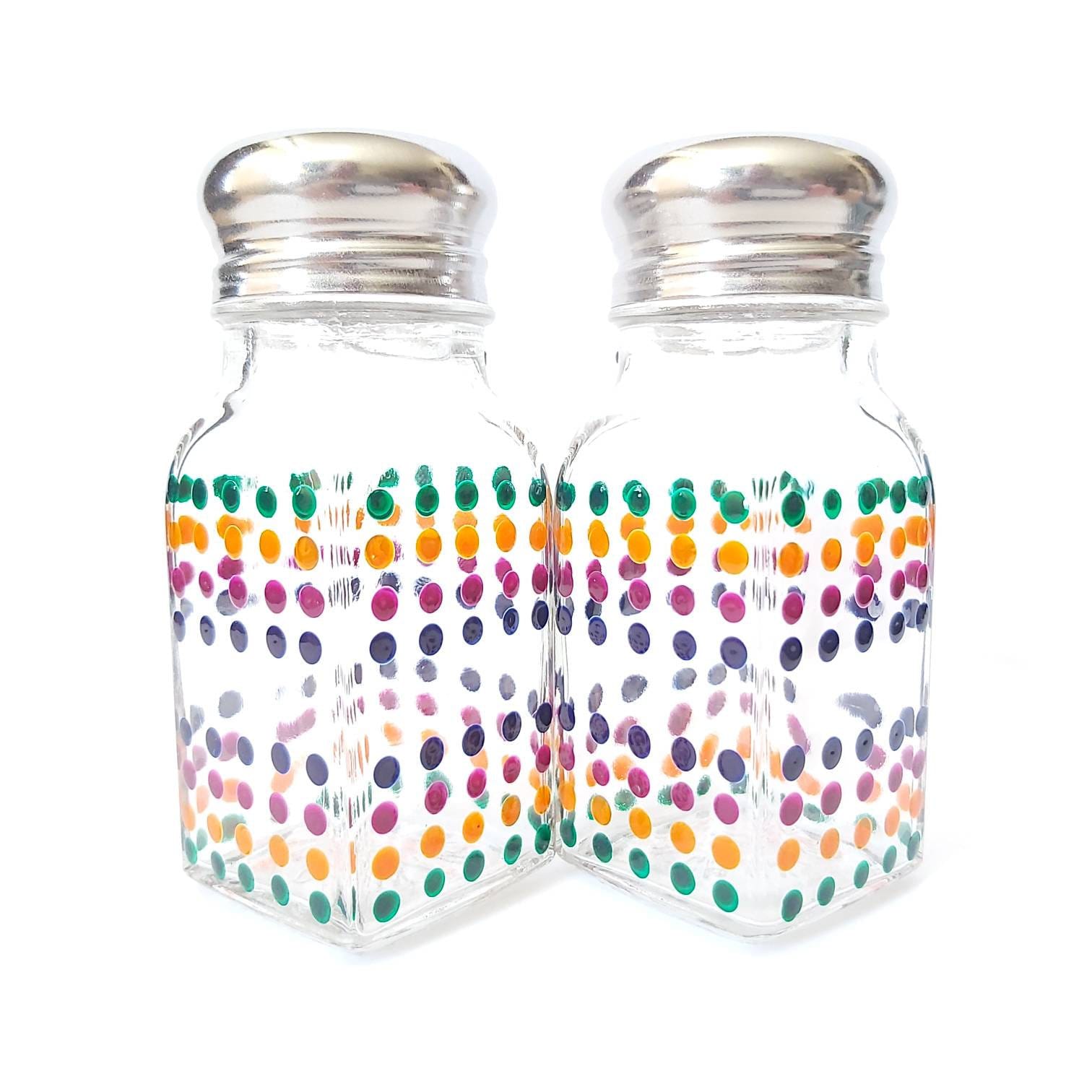Fiesta Dots Salt and Pepper Shakers Tex-mex Dots - Etsy