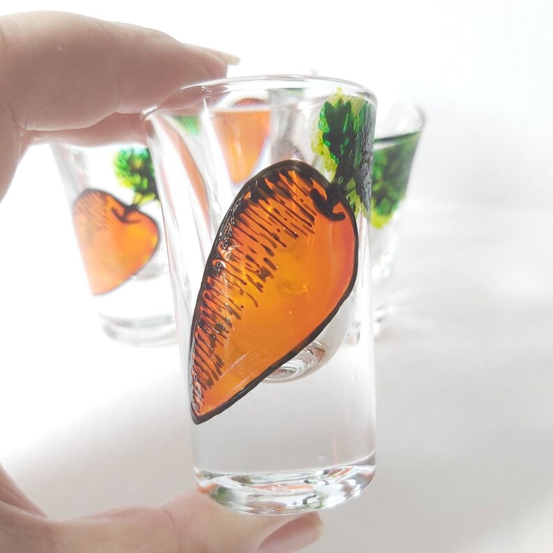 Carrot Shot Veggie Glass Candle Shooter - Etsy