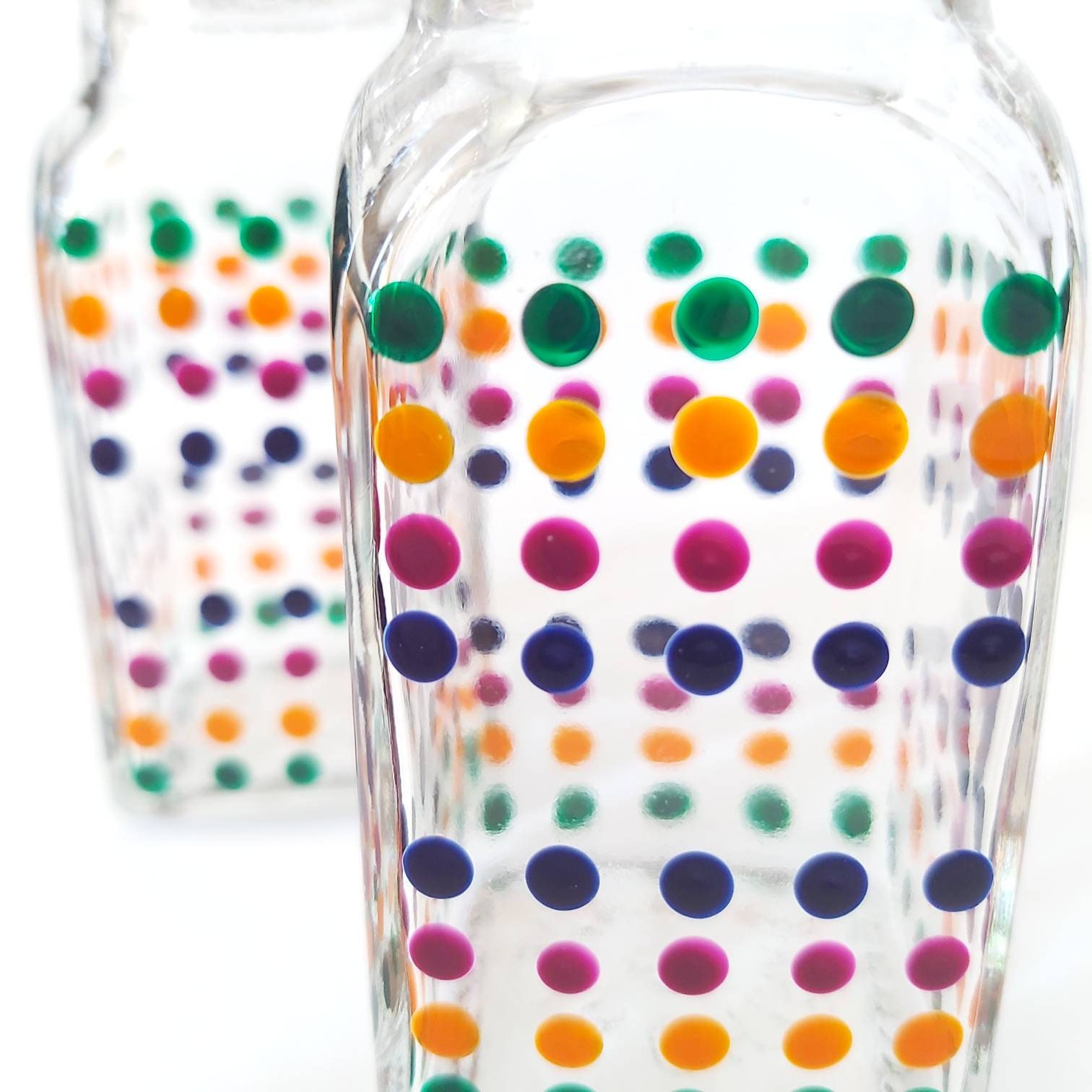 Fiesta Dots Salt and Pepper Shakers Tex-mex Dots - Etsy