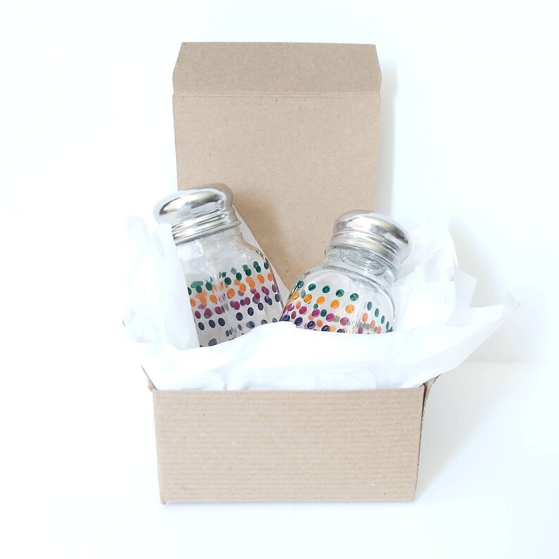 Fiesta Dots Salt and Pepper Shakers Tex-mex Dots - Etsy