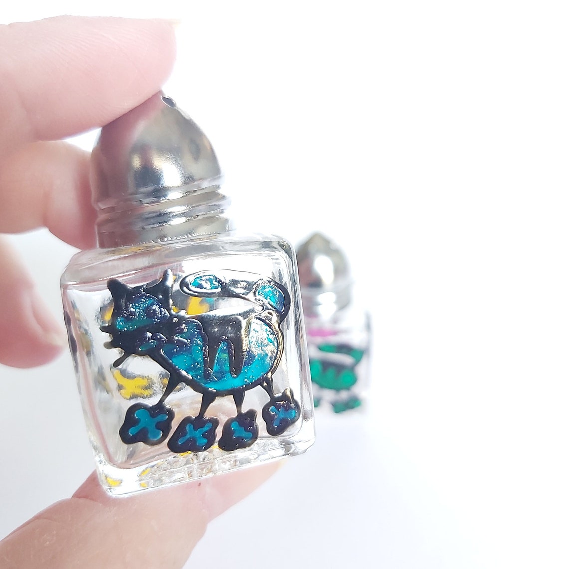 Cats Meow Pets Paws Salt and Pepper Hand Painted Mini Shakers - Etsy