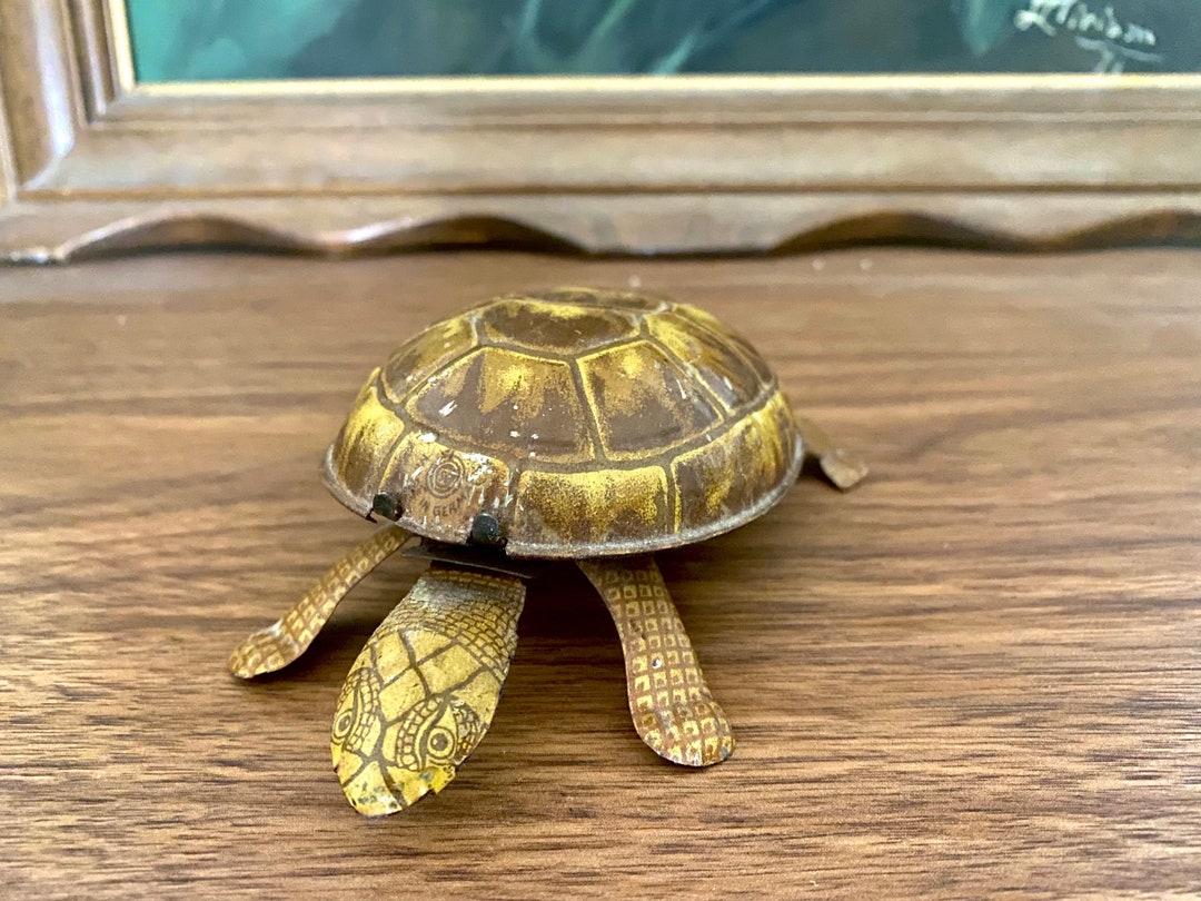 Vintage Made in Germany SG Tin Turtle Wind up Toy - Etsy