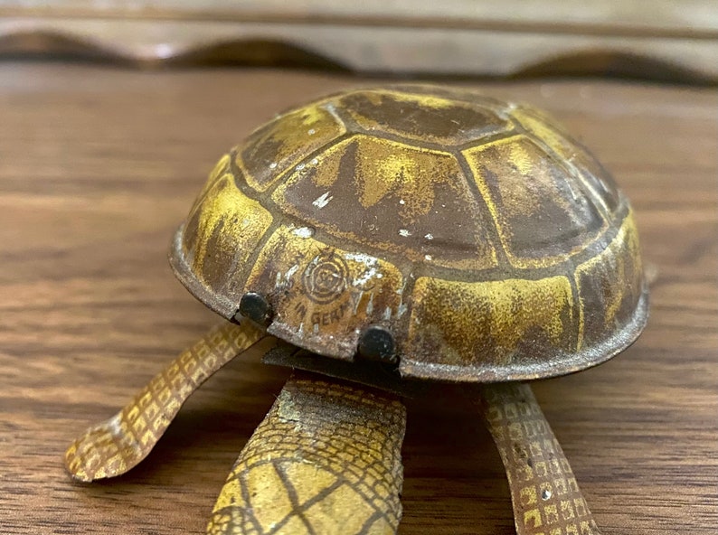Vintage Made in Germany SG Tin Turtle Wind up Toy - Etsy