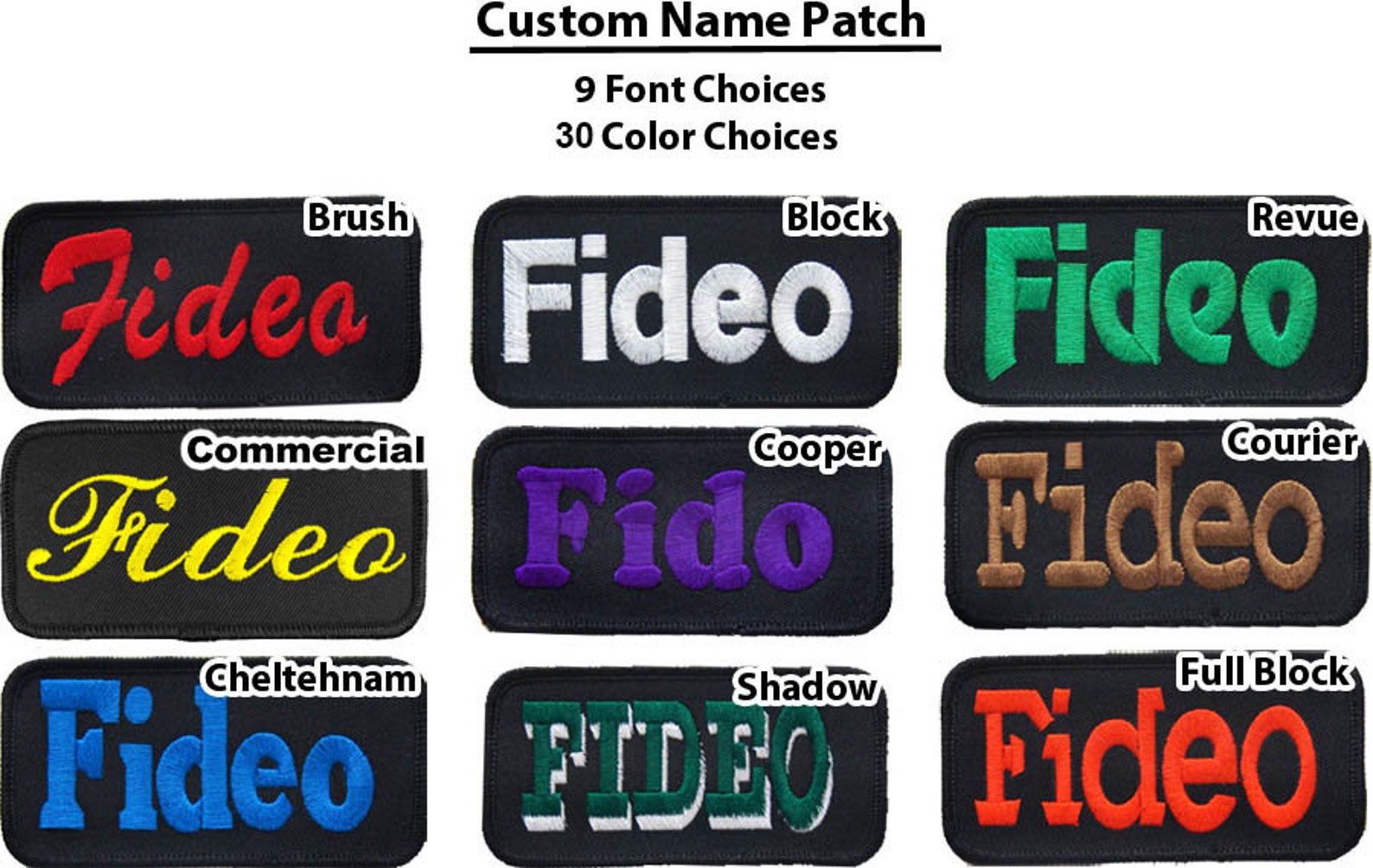 Custom Text Patch - Etsy