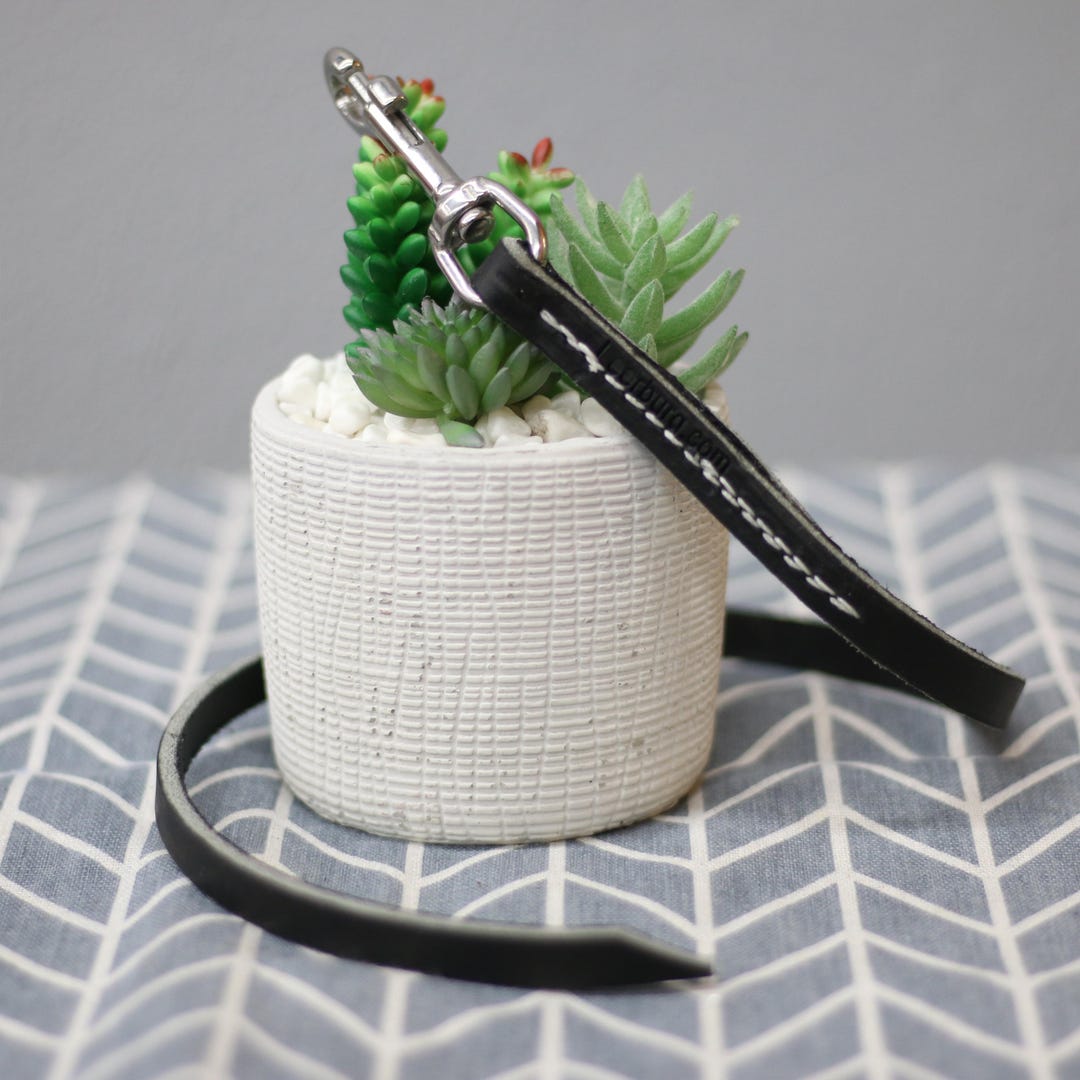 Handmade Latigo Leather Drag Leash - No Handle - 3/8 in Wide in ...