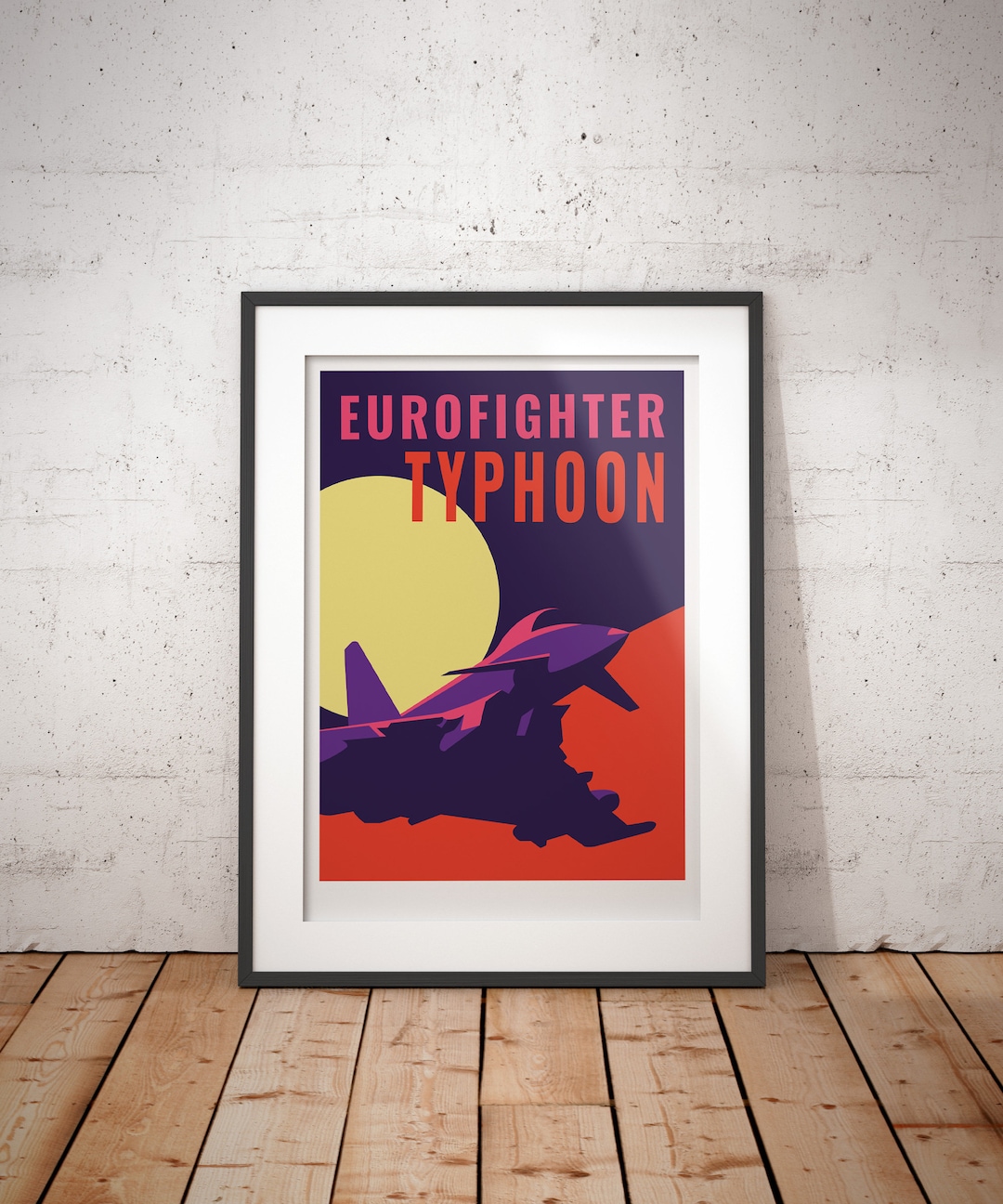Eurofighter Typhoon - Signed Art Print, Aviation Art, Plane, Aeroplane ...