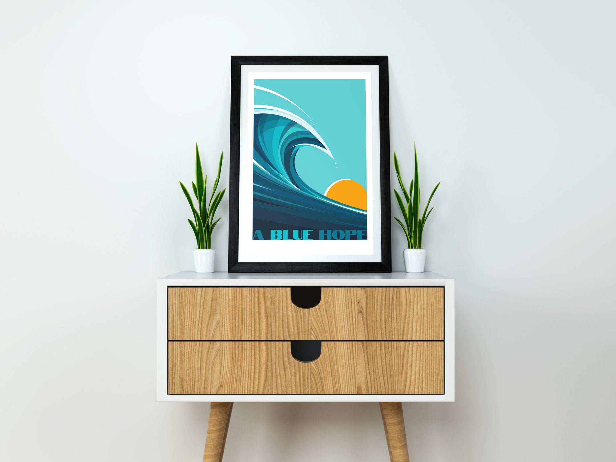 A Blue Hope signed art print | Etsy