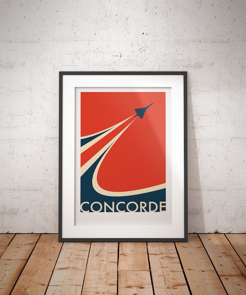 Concorde - Flying the Flag Signed Art Print - Etsy