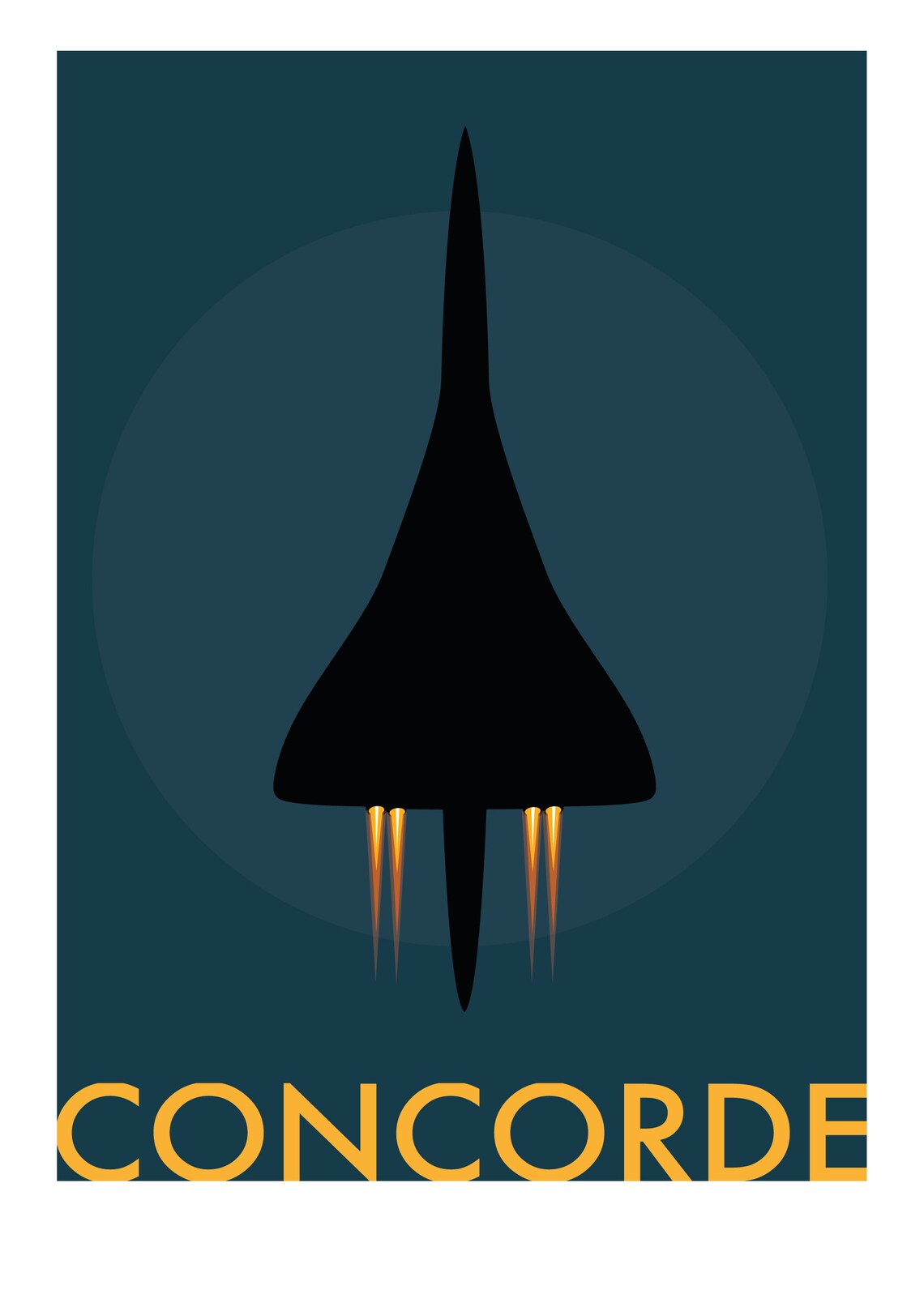Concorde - Afterburner Signed Art Print - Etsy