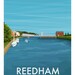 Reedham, Norfolk Broads, Norfolk, UK - Signed Travel Poster Print - Etsy