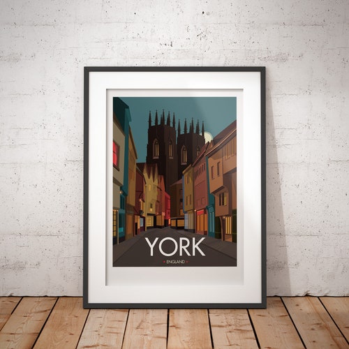 York England Vintage Travel Poster Wall Art Print ZT413 - Etsy