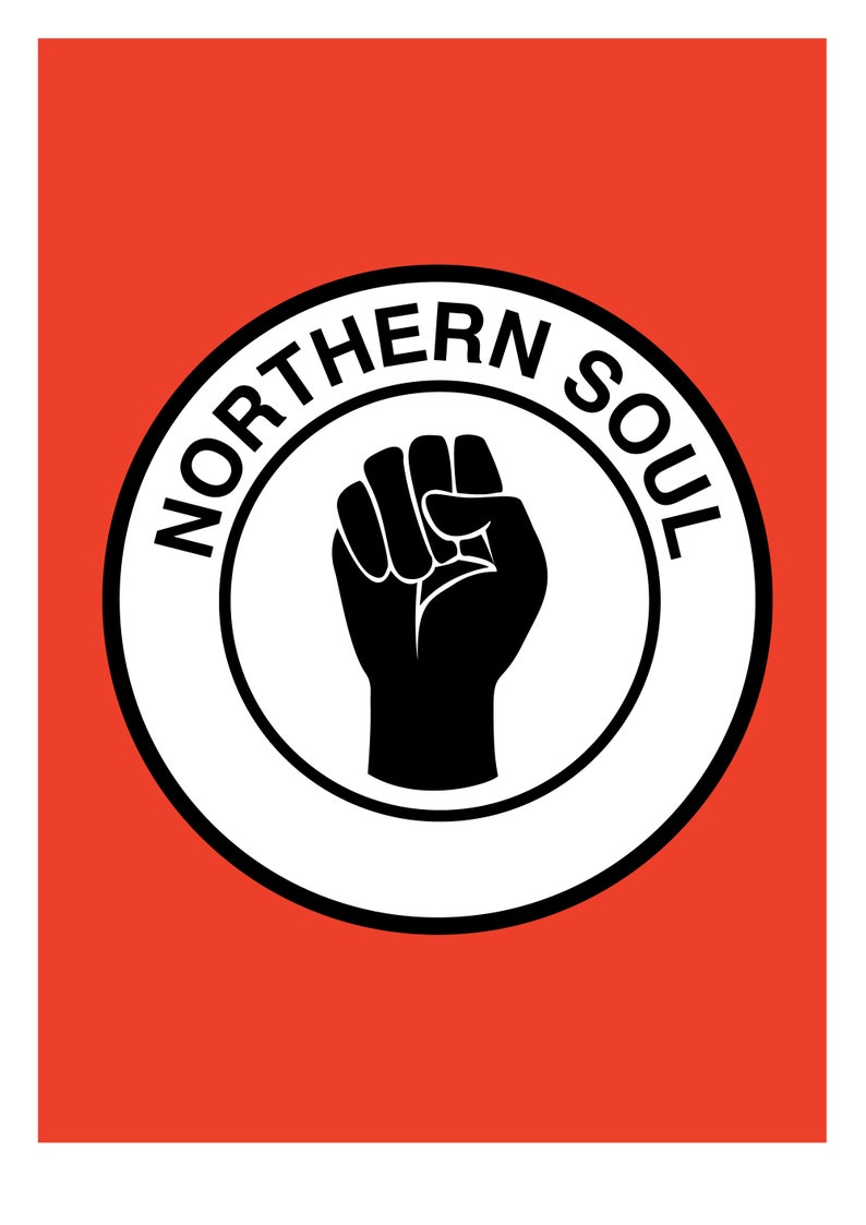 Hand Logo Northern Soul Keep the Faith Signed Art Print | Etsy