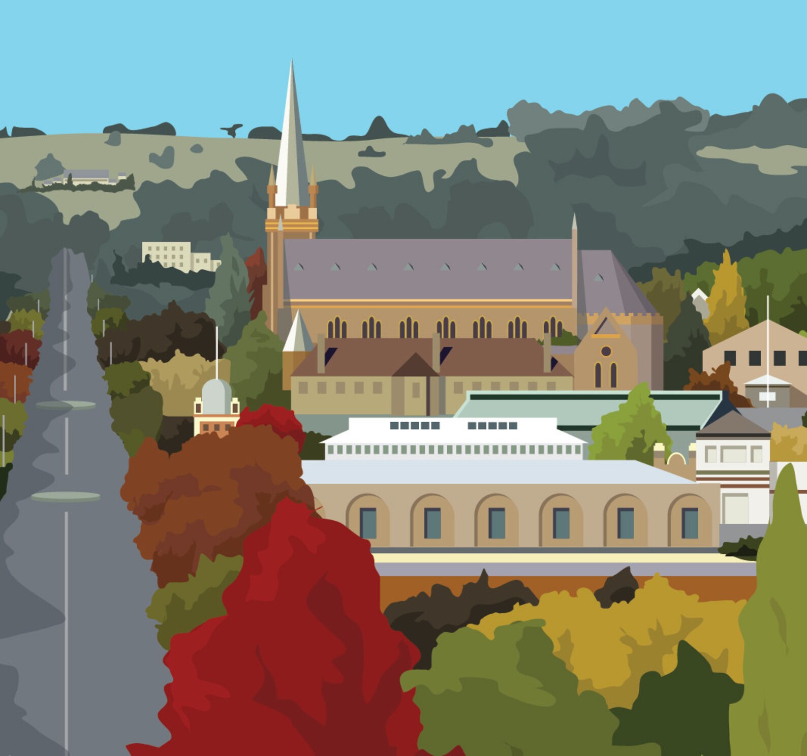 Armidale, New South Wales, Australia - Signed Travel Poster Print - Etsy