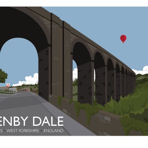 Denby Dale Viaduct, Kirklees, West Yorkshire, England, UK - Signed ...