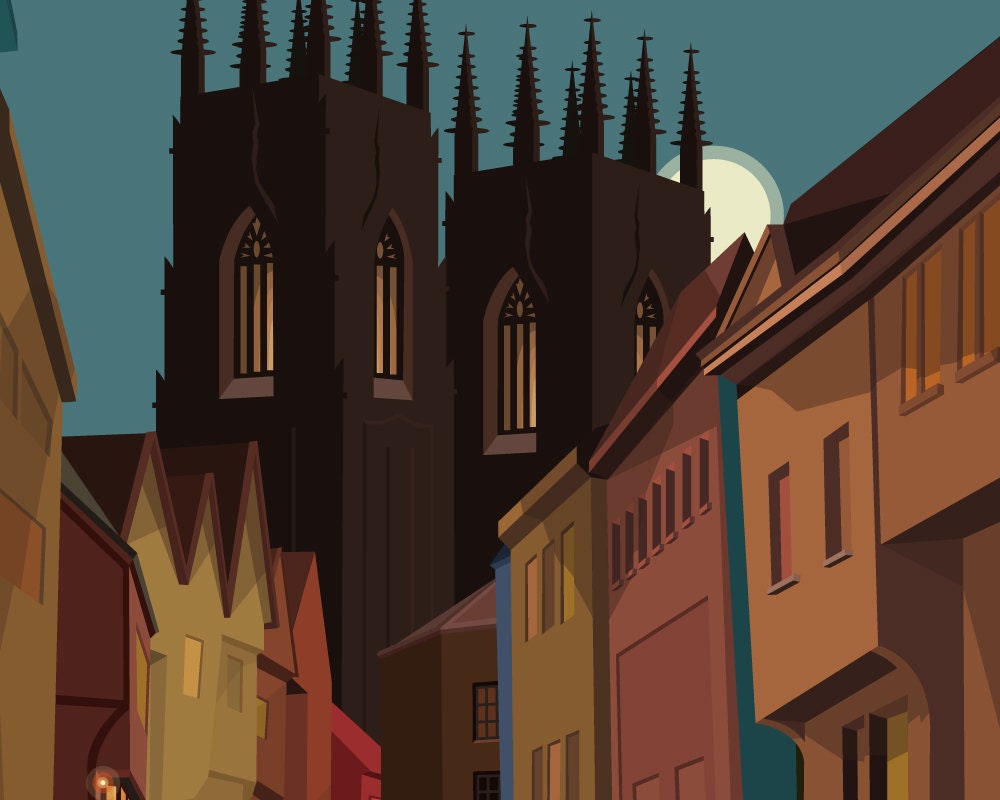 York England UK Signed Travel Poster Print - Etsy UK