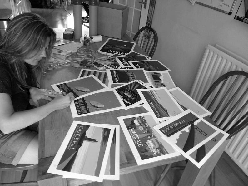 Stevenage, Hertfordshire, England, UK - Signed Travel Poster Print - Etsy