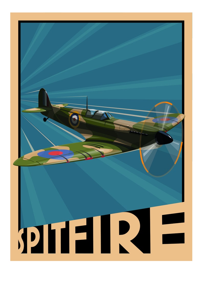 Spitfire - Signed Art Print - Etsy