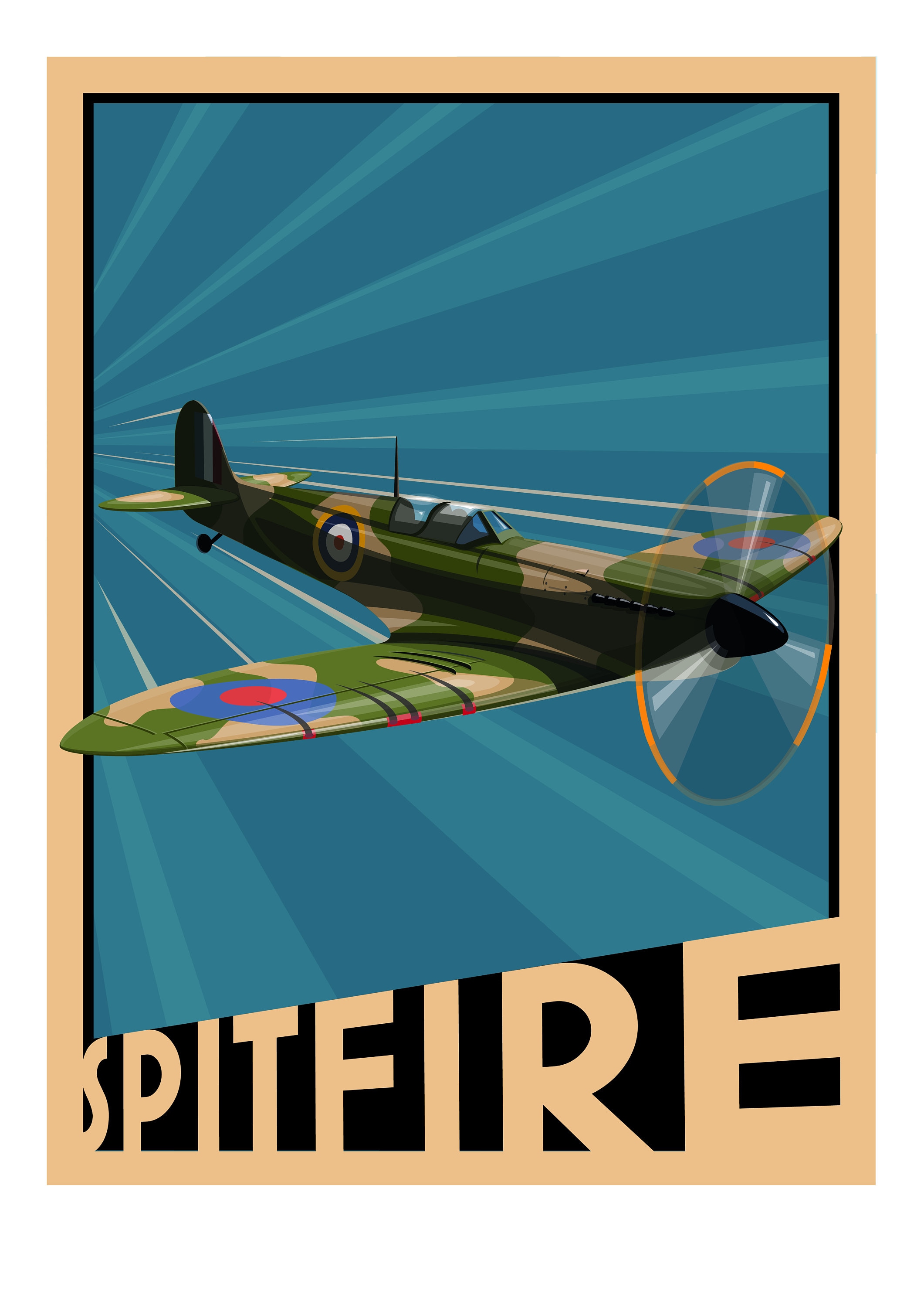Spitfire - Signed Art Print - Etsy