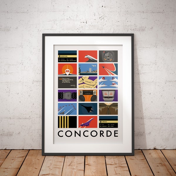 Concorde Poster - Etsy