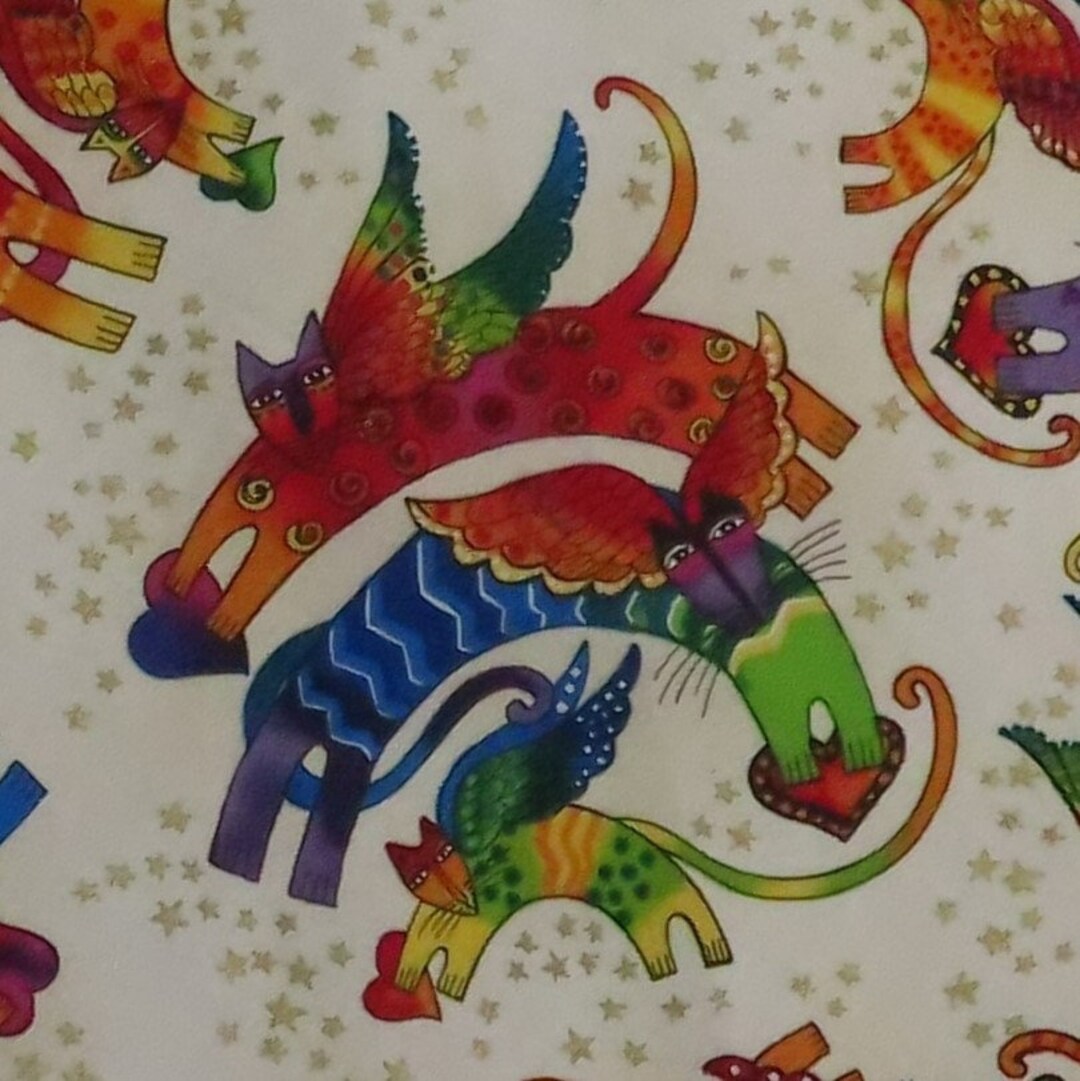 Laurel Burch Fiesta Cats, Laurel Burch Refillable Catnip Mat, Soft ...