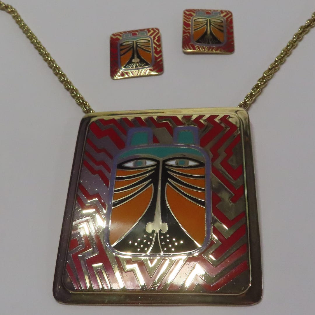 Laurel Burch Toshio Brooch & Earrings Set, Lion Lover Gift, Cat Lover ...