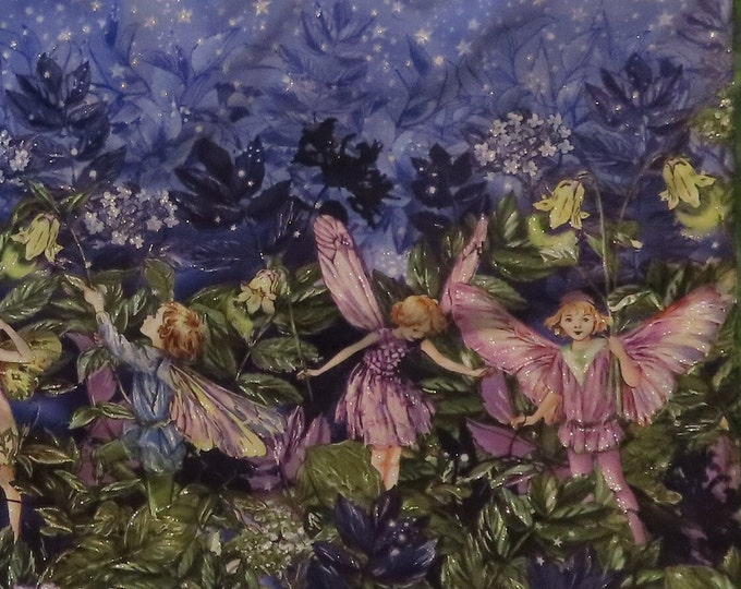 Fairy Table Runner, Fairy Lover Gift, Purple Fairies, Children Fairies ...