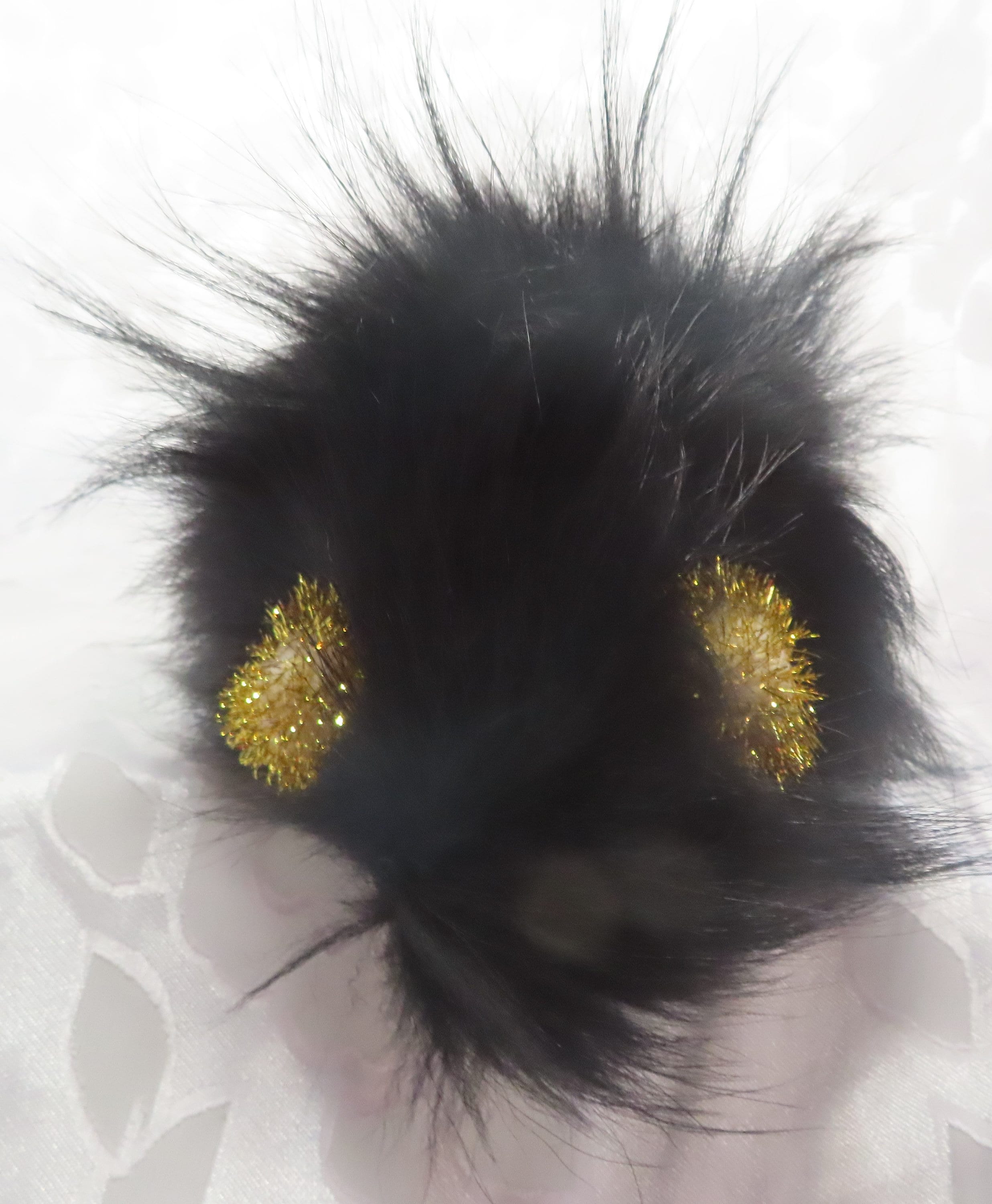 Genuine Fox Tail Cat Toy, Black Fox, Cat Prey Drive Toy, Real Fur - Etsy