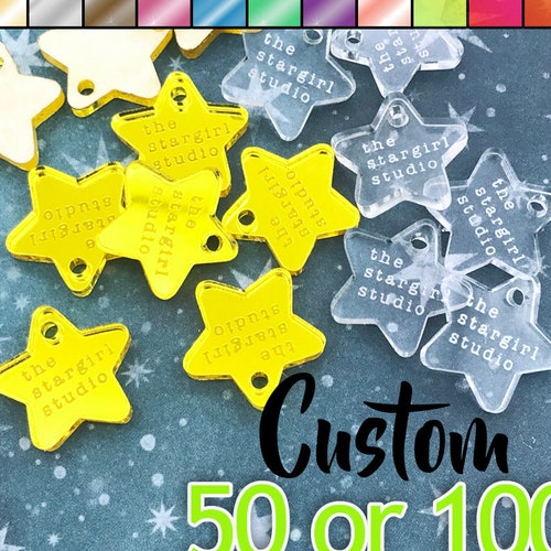 Custom Jewelry Tags Oval Shaped CHOOSE 1 COLOR Qty 50 or - Etsy