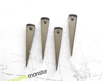 Small Clear Spikes 4 Pcs Laser Cut Acrylic Charms Punk - Etsy