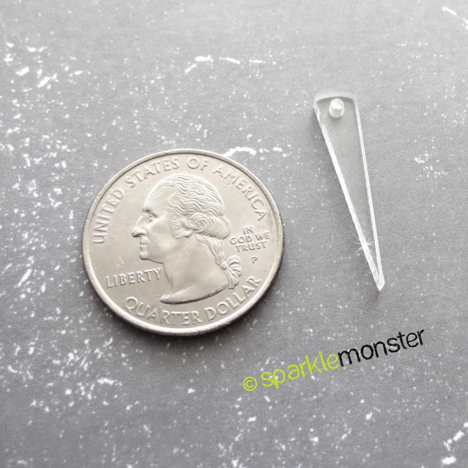 Small Clear Spikes 4 Pcs Laser Cut Acrylic Charms Punk - Etsy