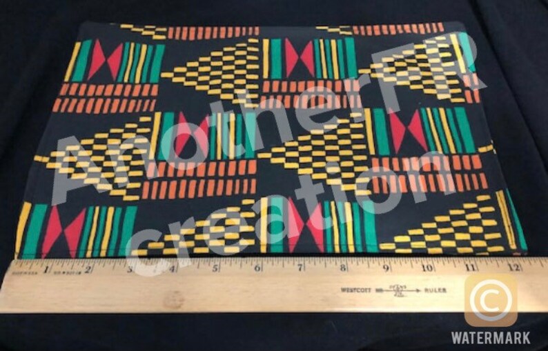 Reversible Kwanzaa Mat, Personalized Kwanzaa Mini Mat, Customized Small ...