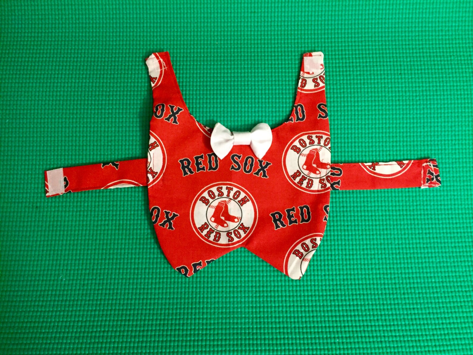 Red Sox Dog Vest and Bowtie Boston Red Sox Pet Vest MLB Dog | Etsy