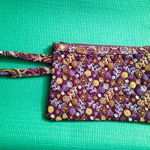 Quilted Wristlet, Floral Quilted Wristlet, Women's Wristlet, Girl's ...