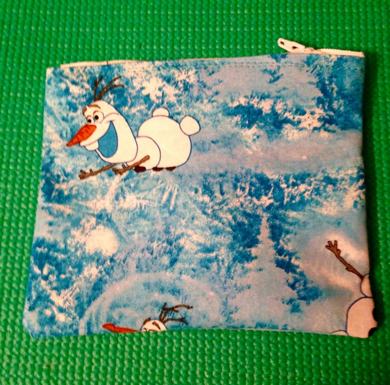 Olaf Wallet Olaf Zippered Pouch Frozen Olaf WalletDisney | Etsy