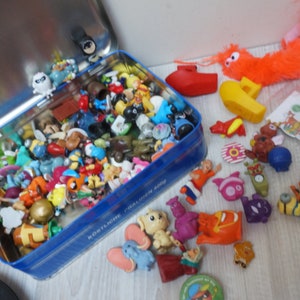 Lot of Random Mini Figurines, Animal Human Monster, Kinder Surprise ...