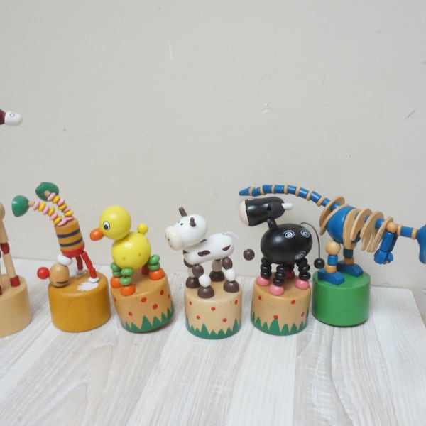 Wooden Push Toy - Etsy