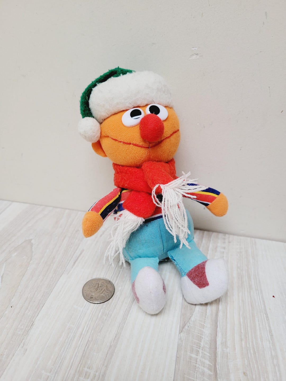 7.5" 19 Cm Sesame Street Ernie Stuffed Doll by Intact, Little Kid Toy ...